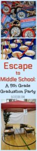 Escape to Middle School: A 5th Grade Graduation Party | Olive Jude